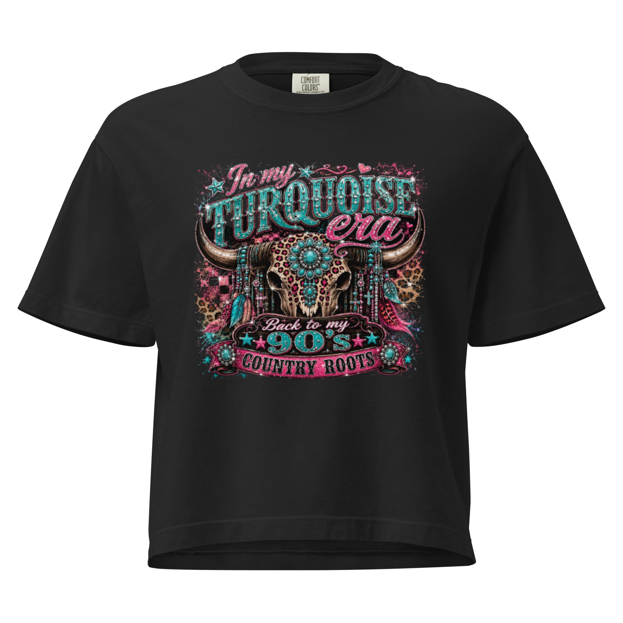 Turquoise Era | Women’s heavyweight boxy tee – SBQ Apparel | Patch ...